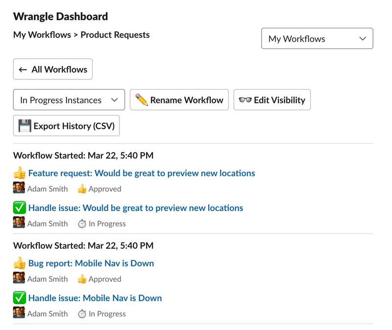 Wrangle - Approval and Ticketing Workflows in Slack